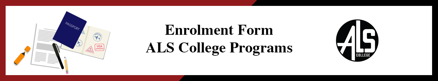 Enrolment Form VET - ALS IHBrisbane